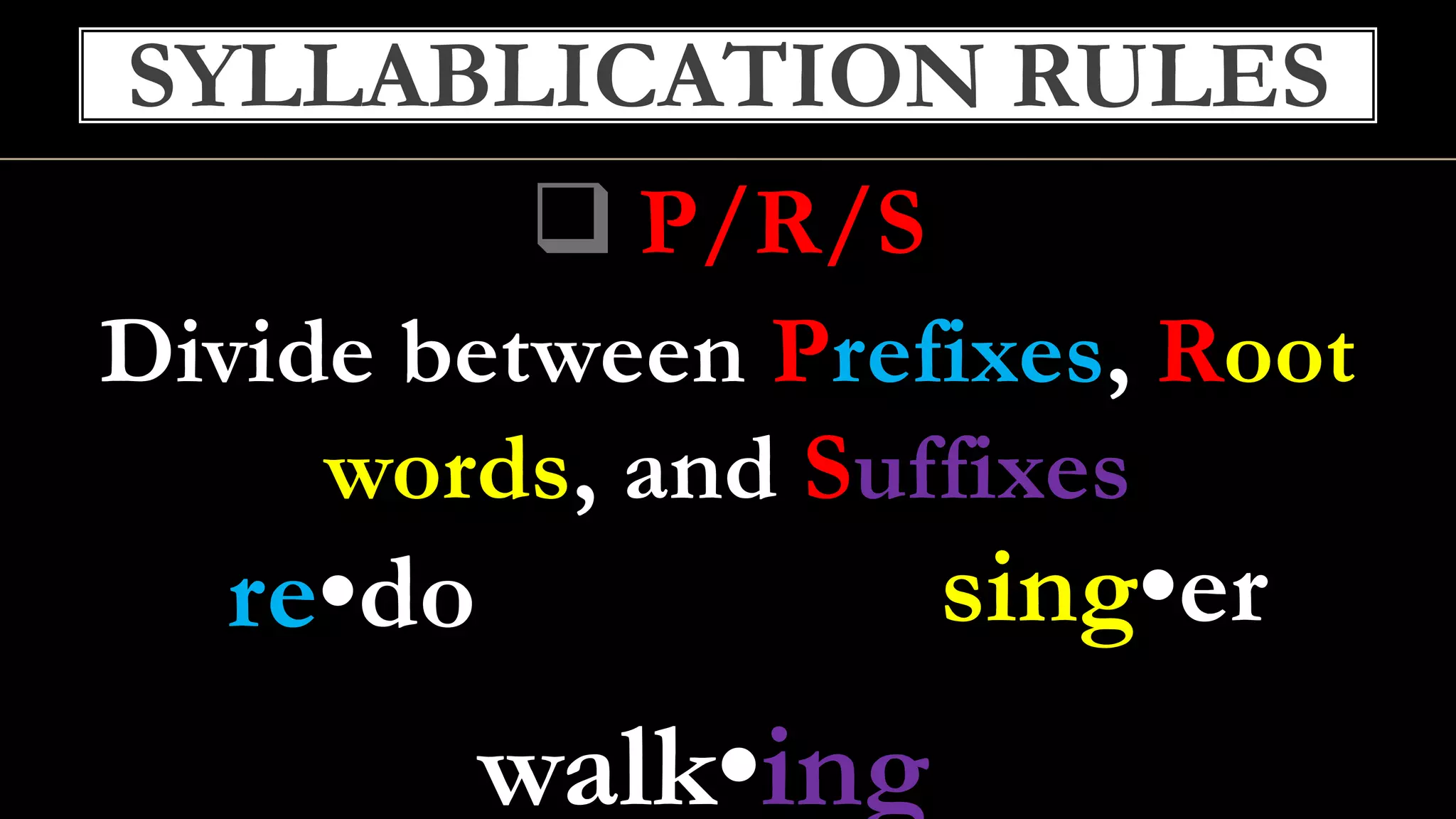 Syllabication | PPTX