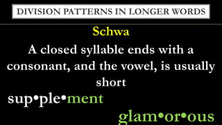 Syllabication | PPTX