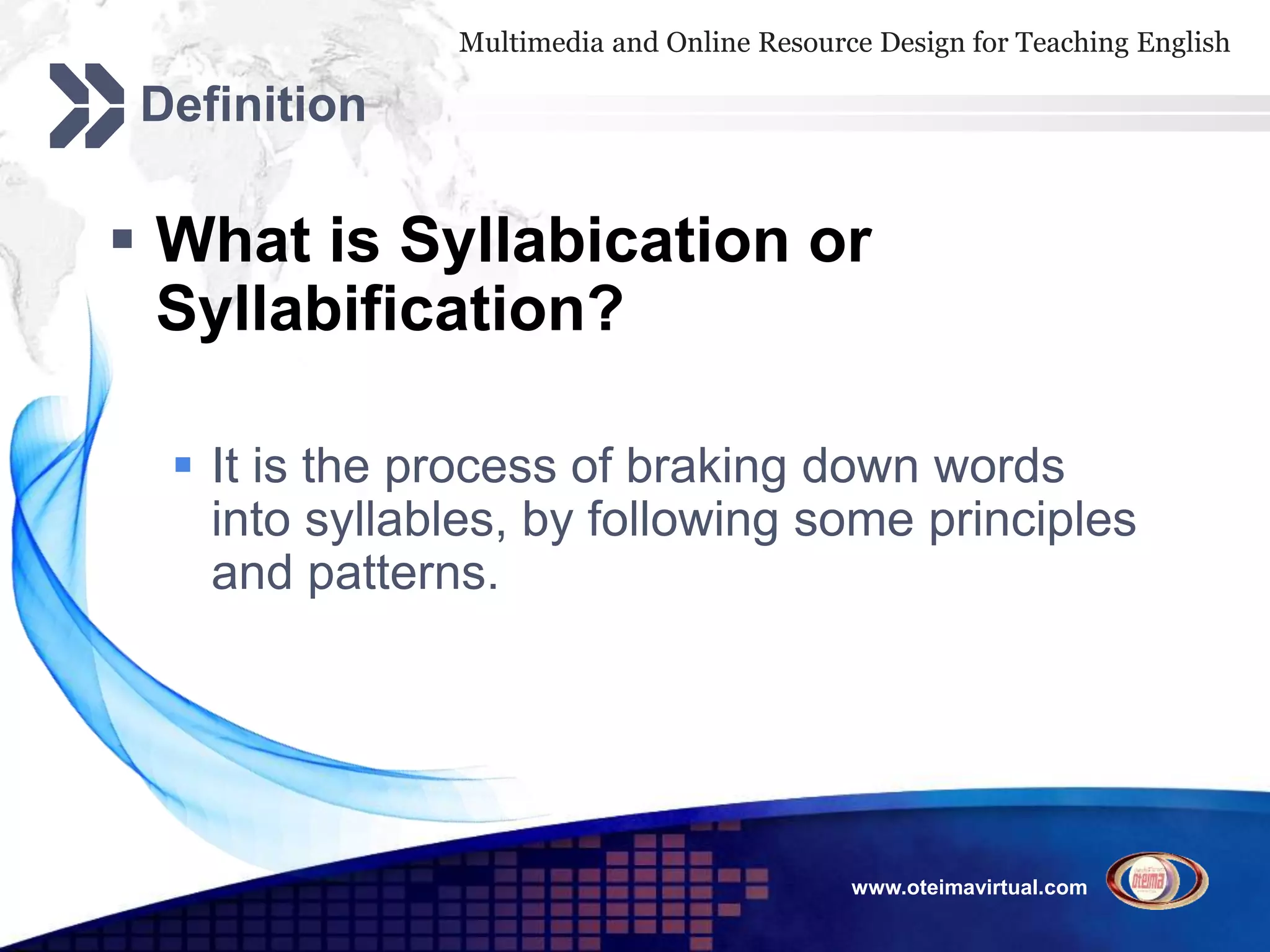 Syllabication | PPTX