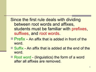 Syllabication Rules | PPT