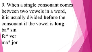 Syllabication Rules PPT.pptx