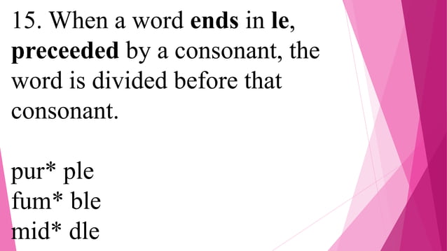 Syllabication Rules PPT.pptx | Chemistry | Science