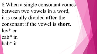 Syllabication Rules PPT.pptx