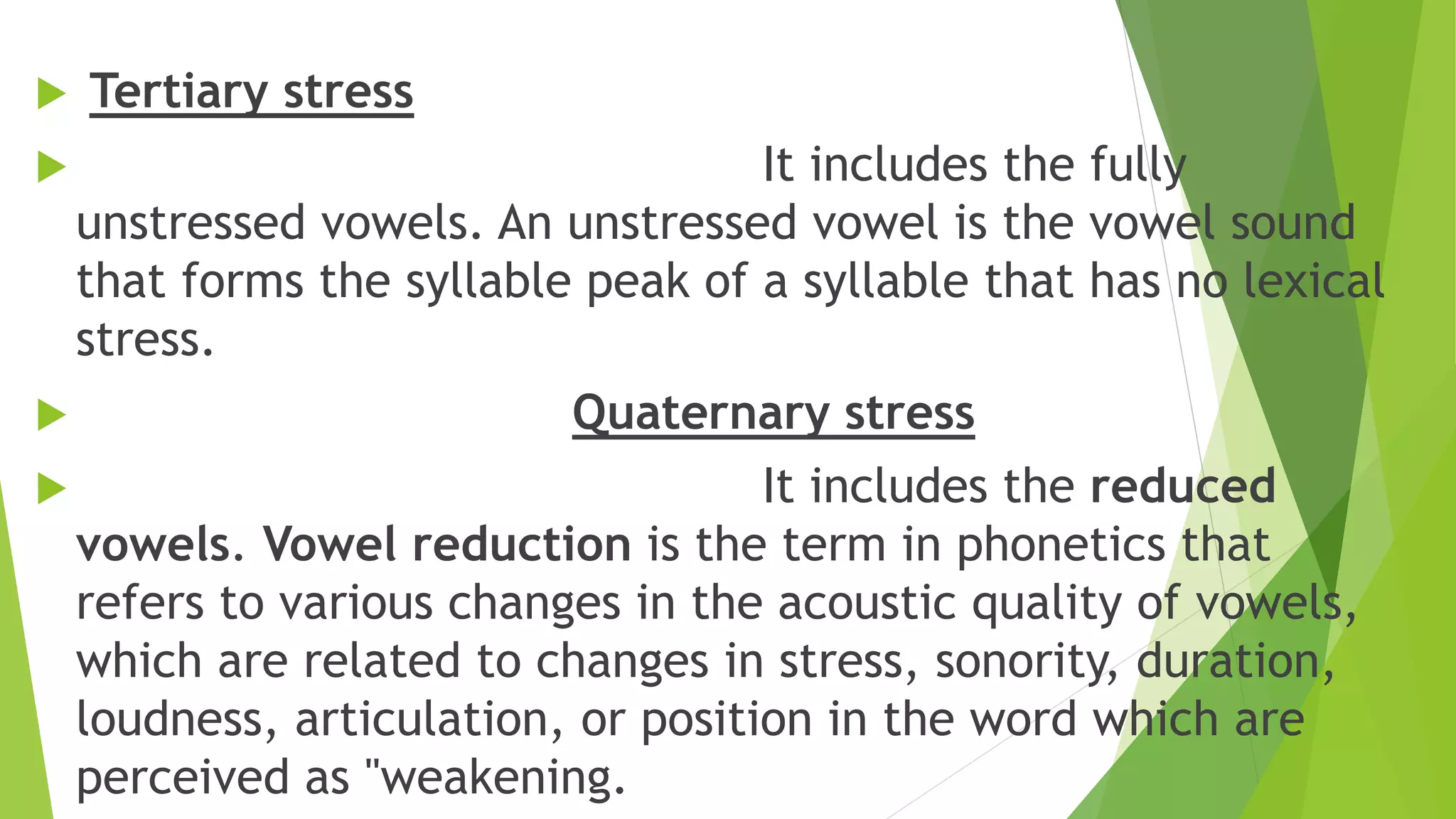 Syllable and stress | PPTX