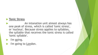 Syllable and stress | PPTX