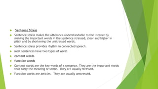 Syllable and stress | PPTX