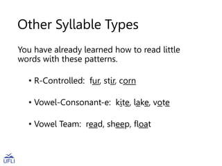 How to read syllables one,two and three.pptx
