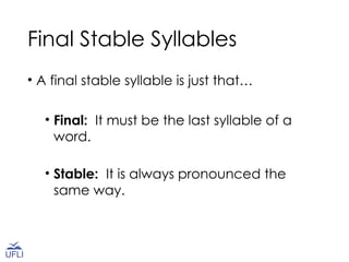 Syllable and Syllable Types in English Language.pptx