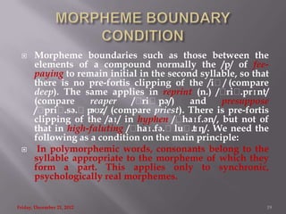 Syllable and syllabification | PPTX