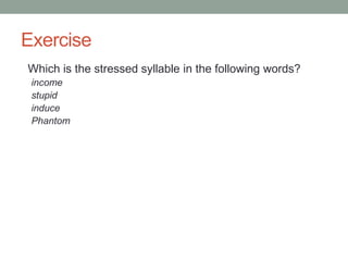 Syllable in phonology | PPTX