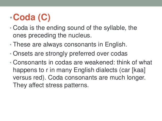 Syllable in phonology