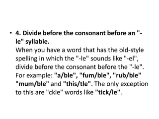 Syllable intro | PPTX