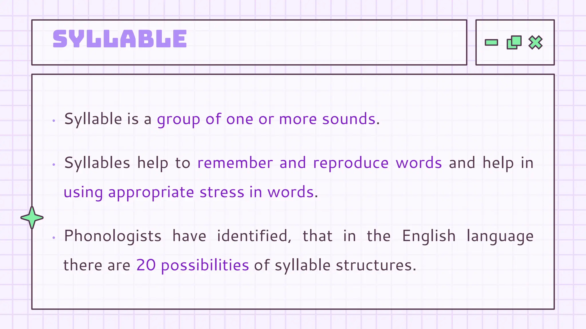 Syllables of General English TESOL International Degree Programme | PPTX