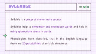 Syllables of General English TESOL International Degree Programme | PPTX