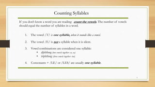 Syllables | PPTX