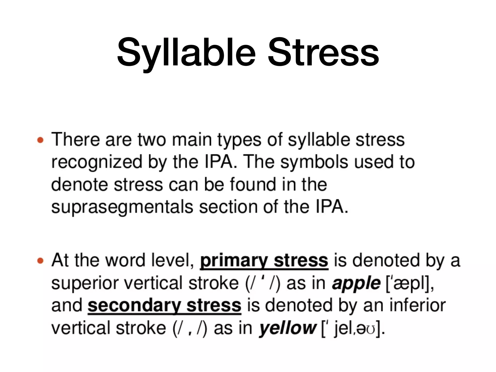 Syllable stress and intonation 2022 | PDF