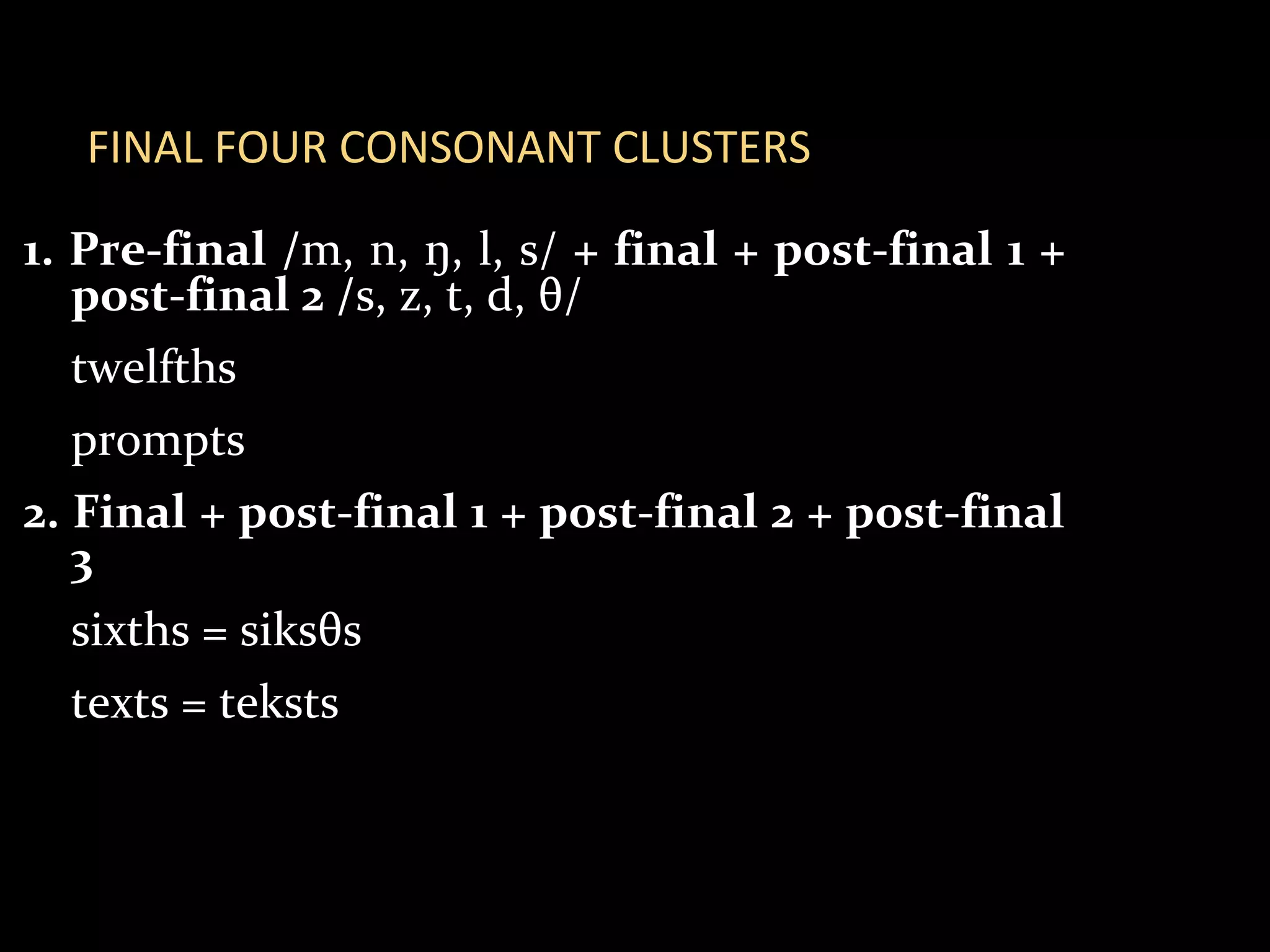 Syllable structure | PPT