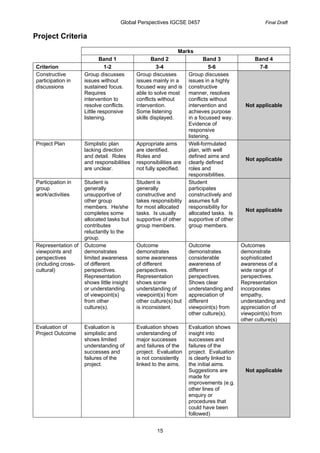 Global Perspectives Syllabus | PDF