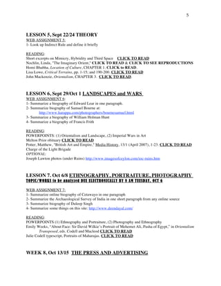 Syllabus for BRITISH CULTURE AND EMPIRE | PDF