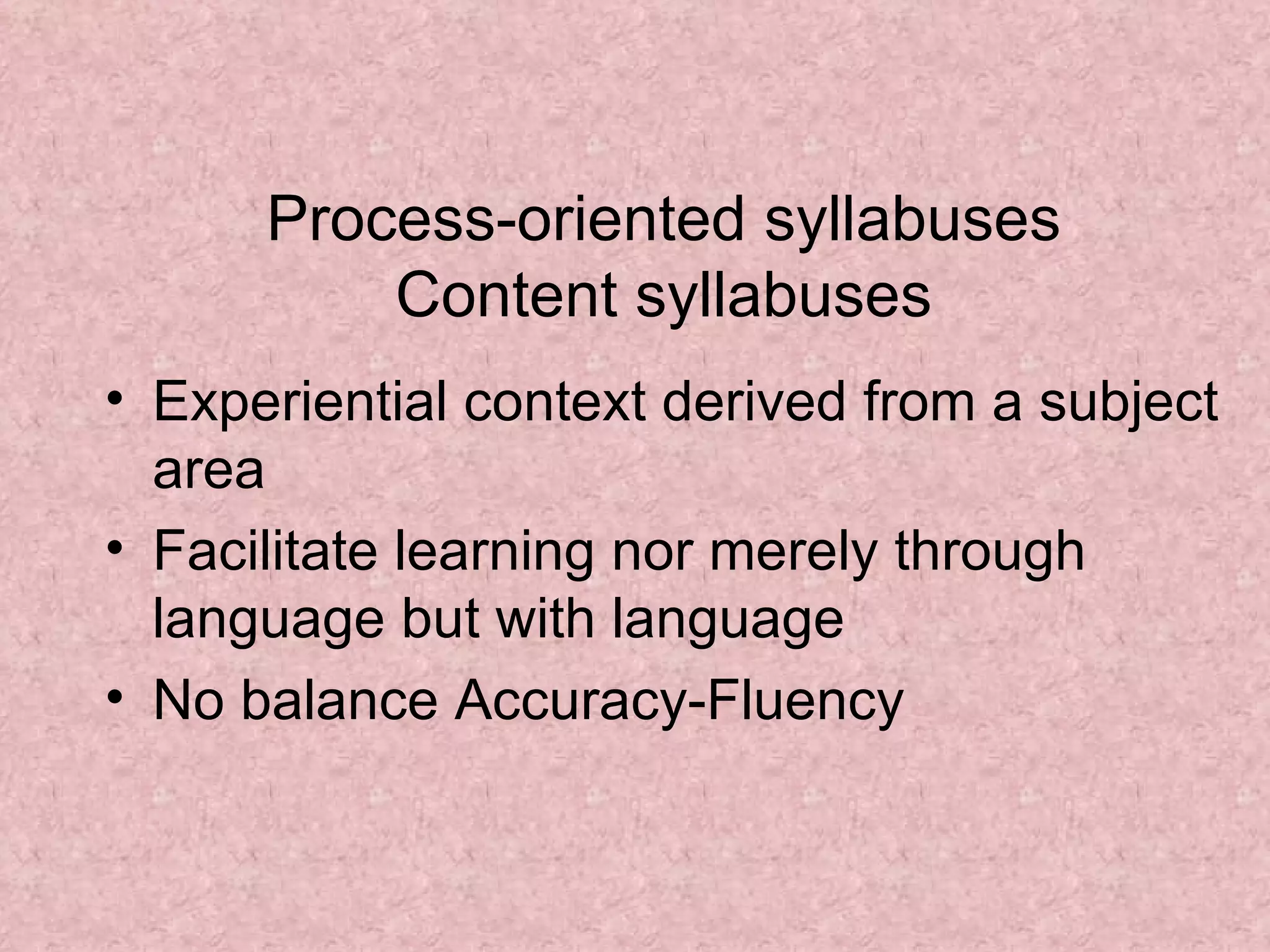 What is a Syllabus in Language Teaching? | PPT