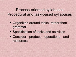 What is a Syllabus in Language Teaching? | PPT