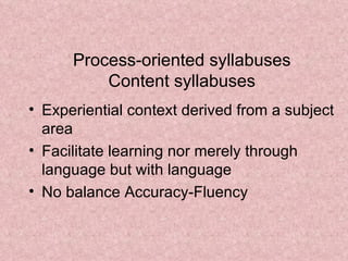 What is a Syllabus in Language Teaching? | PPT