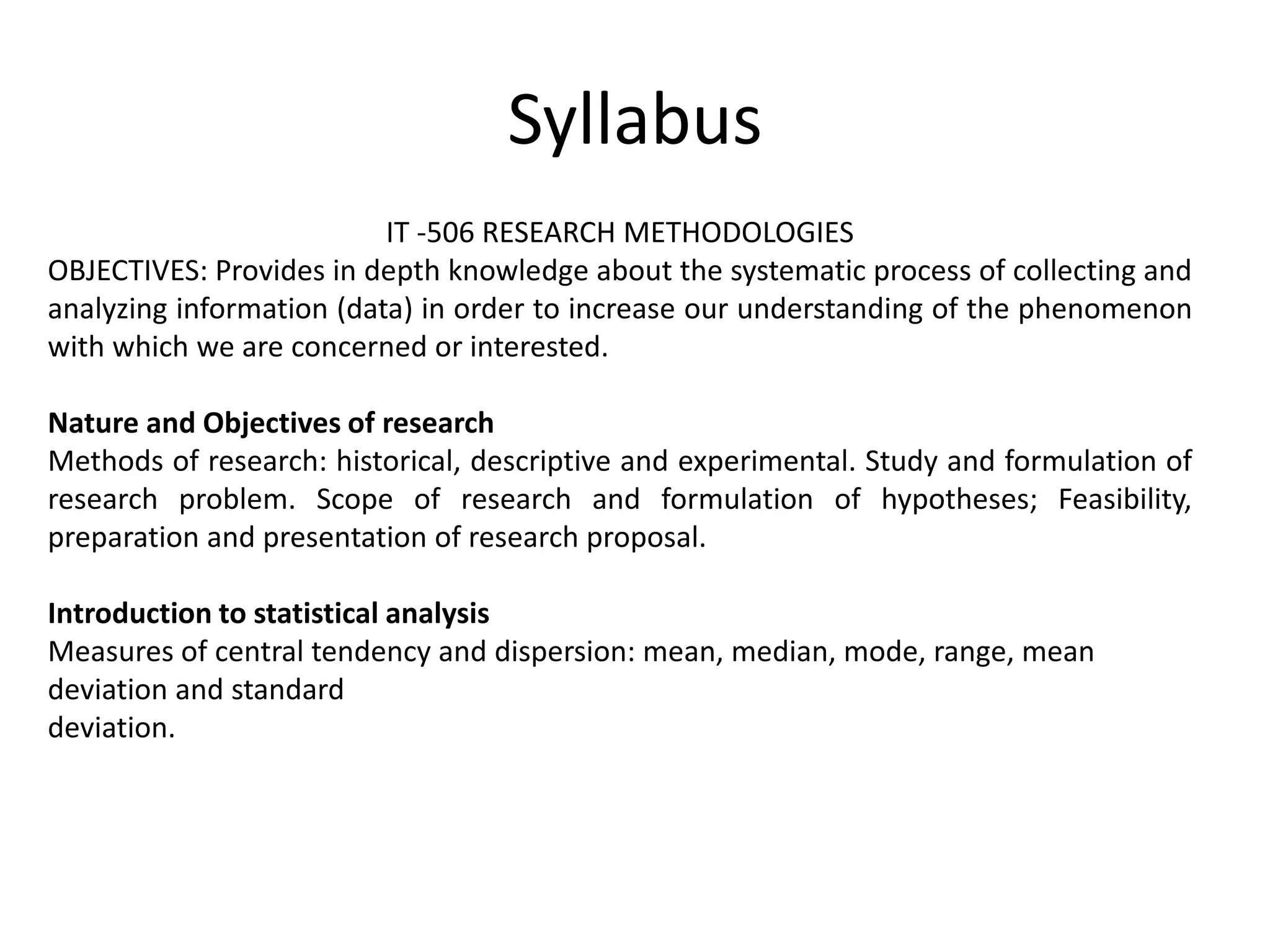 Syllabus Of M Tech IT PPT syllabus-of-m-tech-it-ppt
