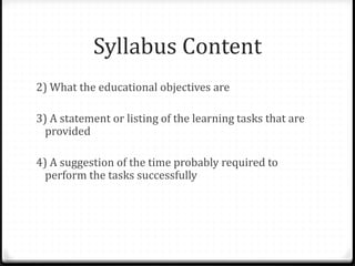 Syllabus | PPT