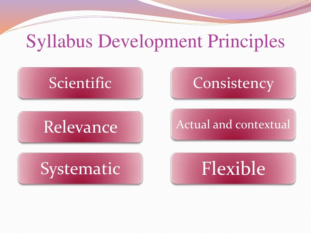 The Differences between Syllabus and Curriculum