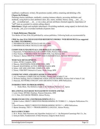 APS PGT Computer Science SylIabus | PDF