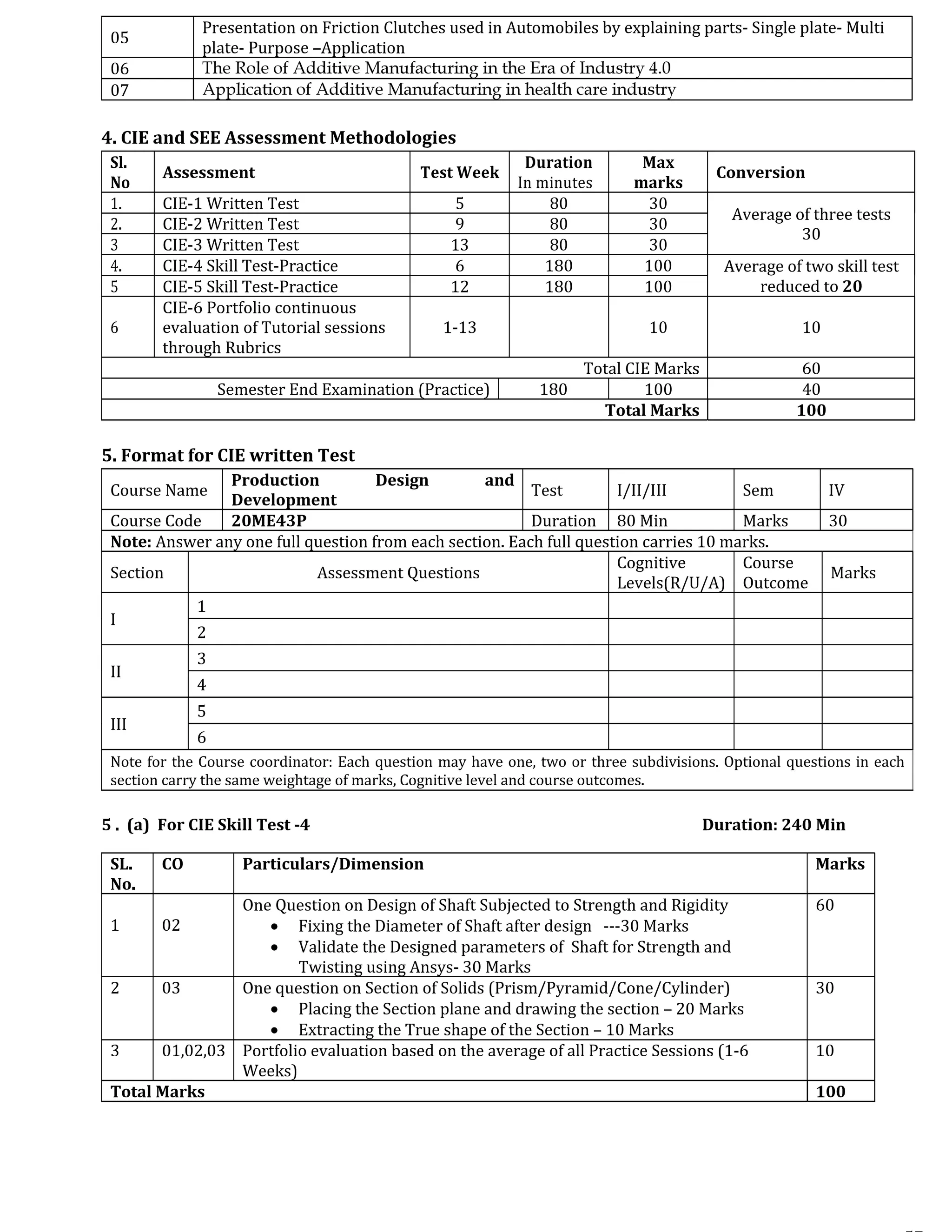 Product Design Deveploment Syllabus | PDF