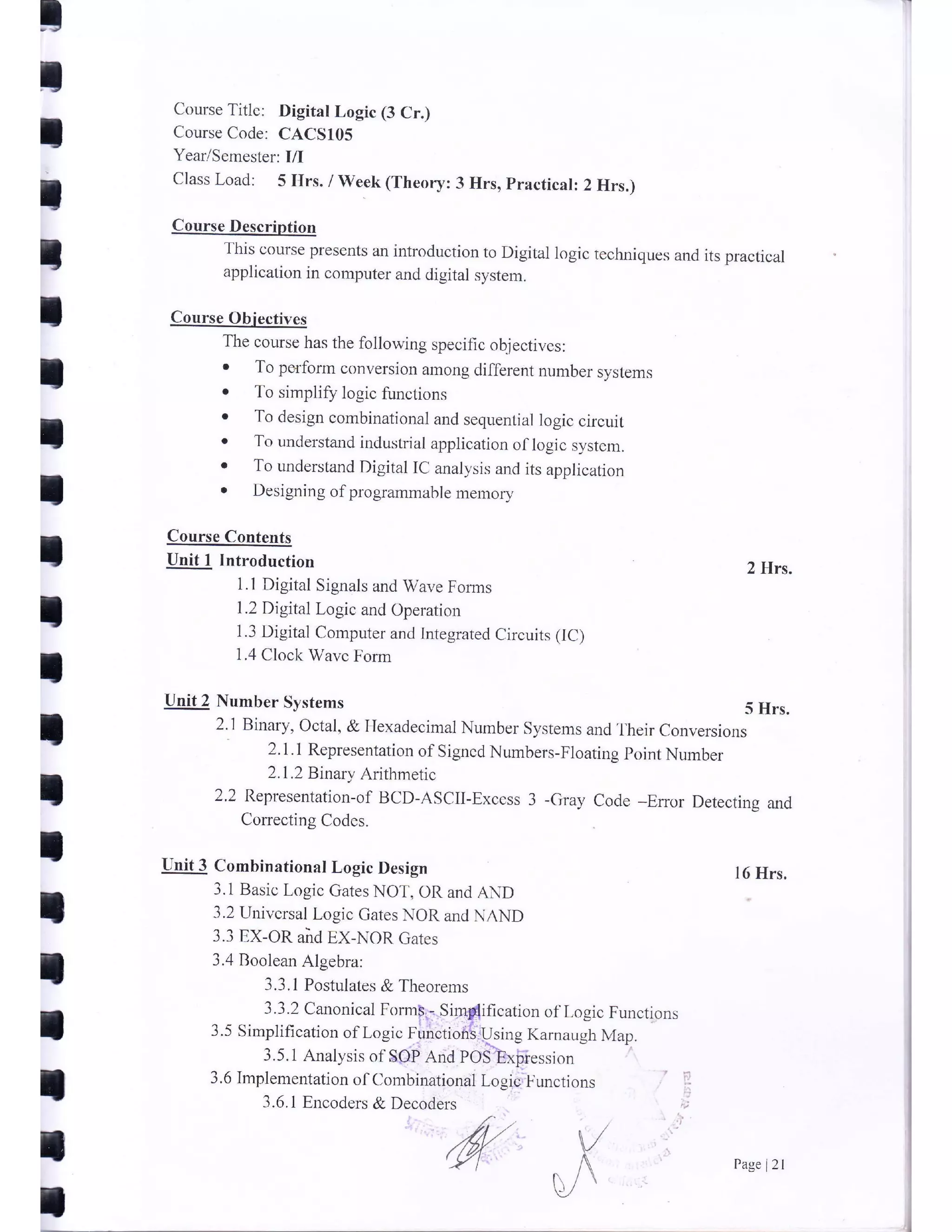 Syllabus BCA_Tribhuvan University | PDF