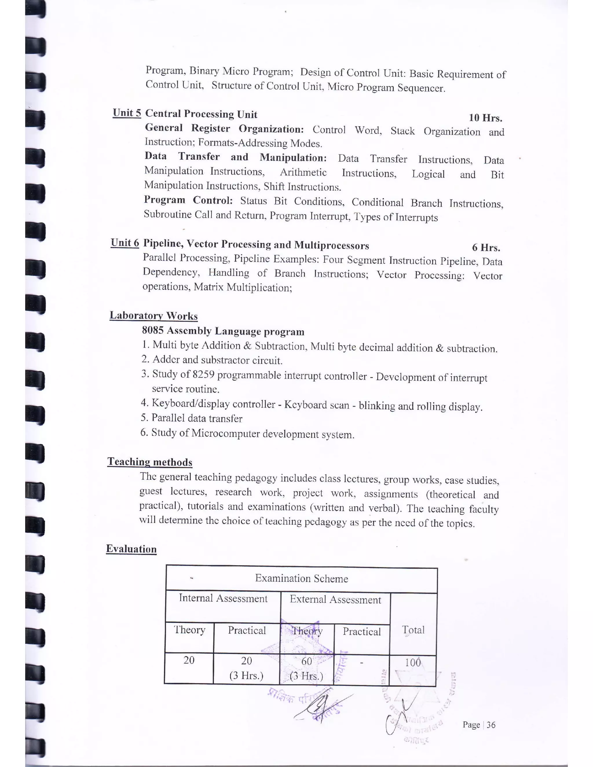 Syllabus BCA_Tribhuvan University | PDF