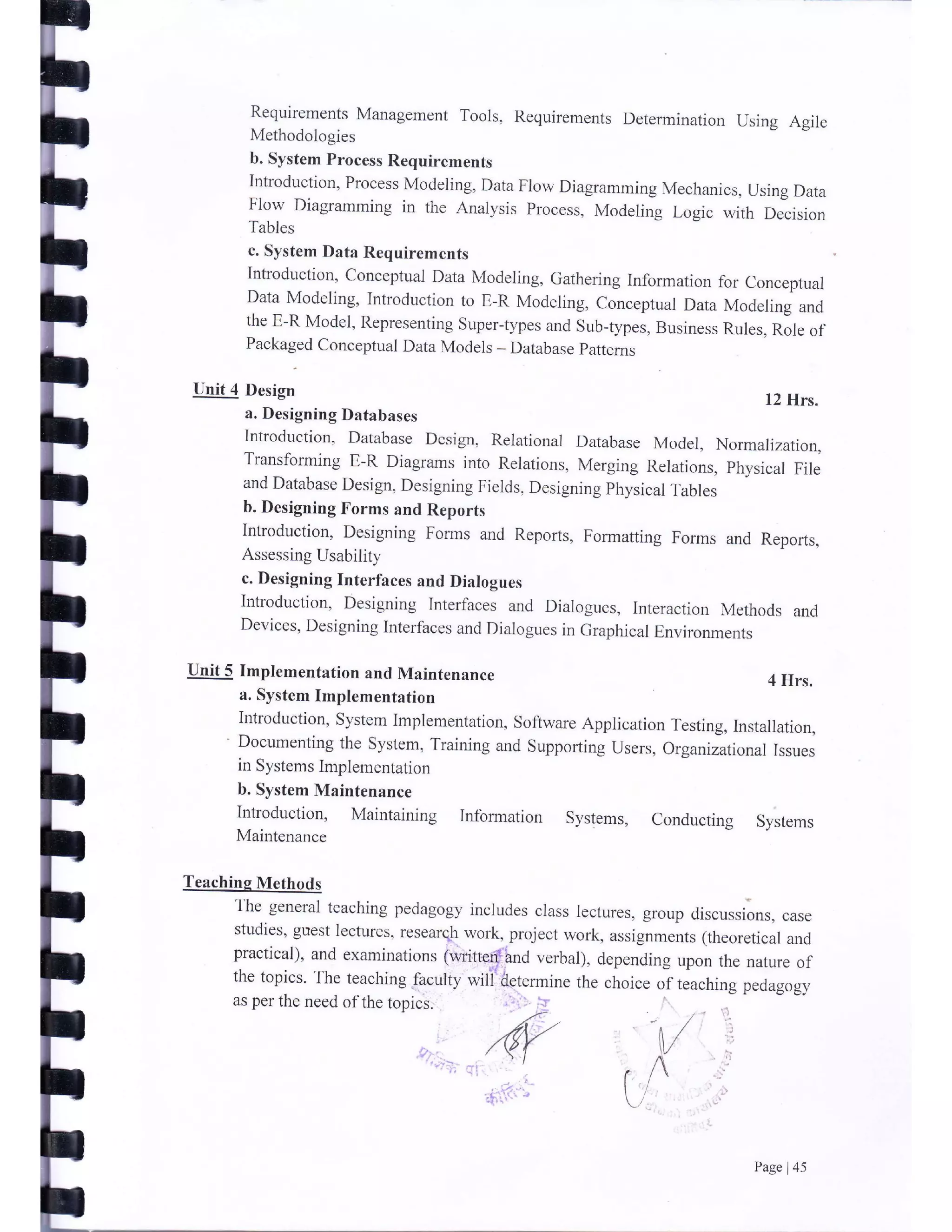 Syllabus BCA_Tribhuvan University | PDF