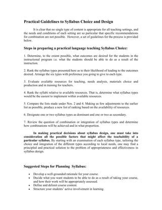 Syllabus designing-1225482229015374-8 | PDF