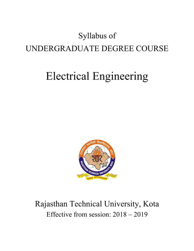 Syllabus ee | PDF