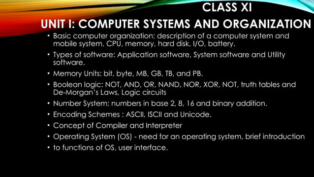 Python Syllabus for Class XI and XII school | PPT