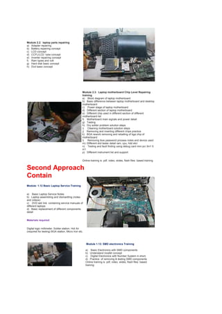 Laptop Chip level repairing(CPU section) | PDF