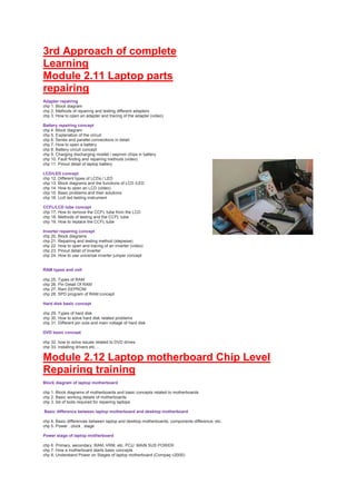 Laptop Chip level repairing(CPU section) | PDF