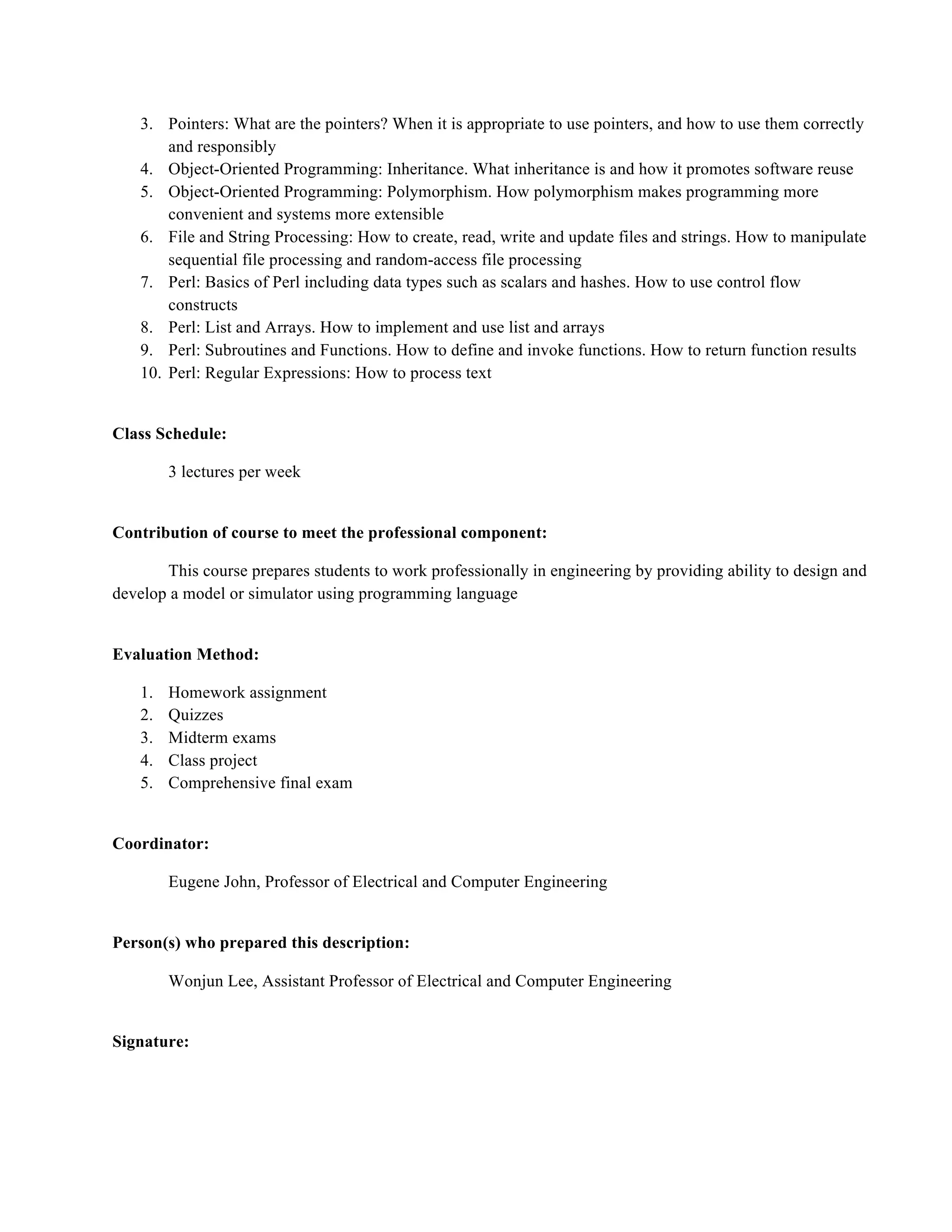 Syllabus 201620 22990 | PDF | Programming Languages | Computing