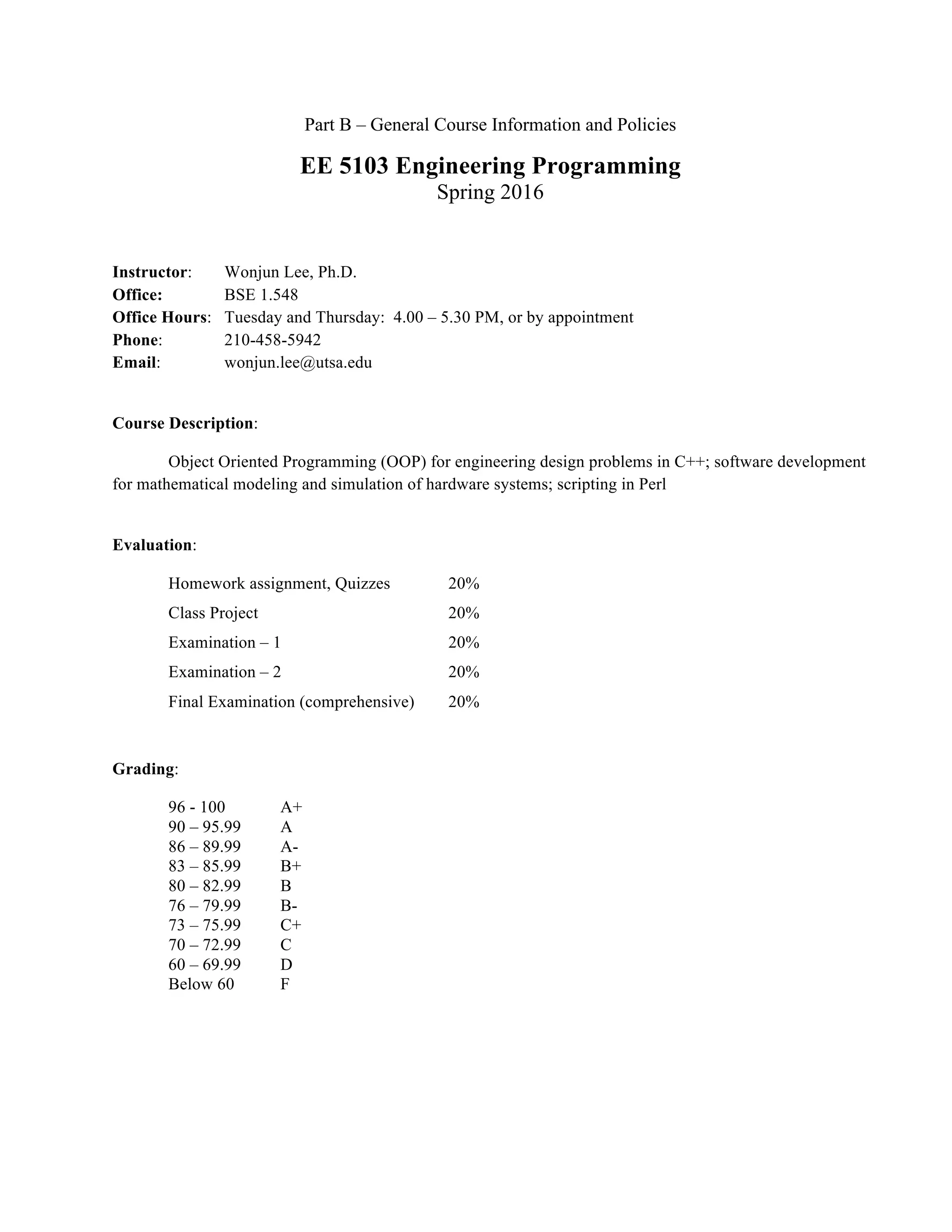 Syllabus 201620 22990 | PDF | Programming Languages | Computing