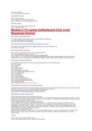 Syllabus 5 month pclr | PDF | Laptops | Computing