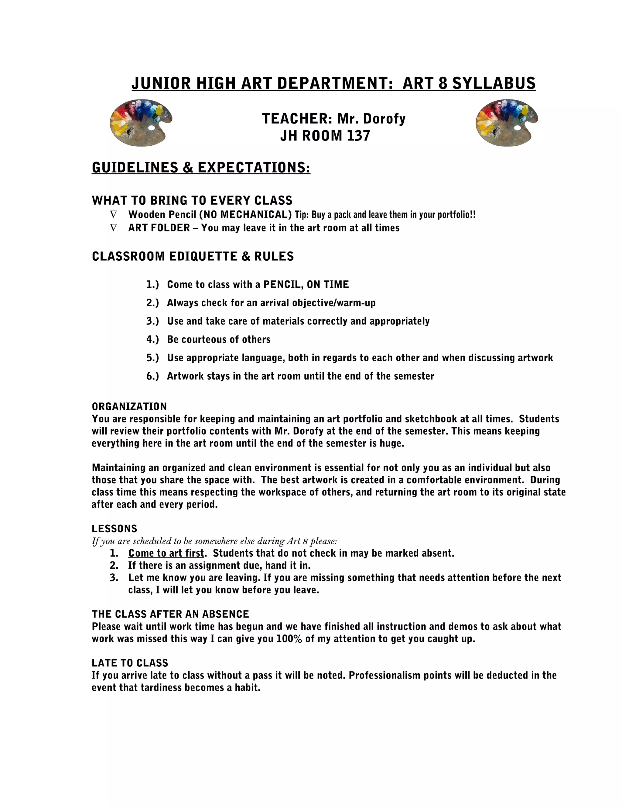 Syllabus art 8 2012 13 | DOC