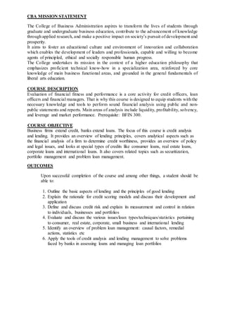 Syllabus bfin 350 fin | PDF