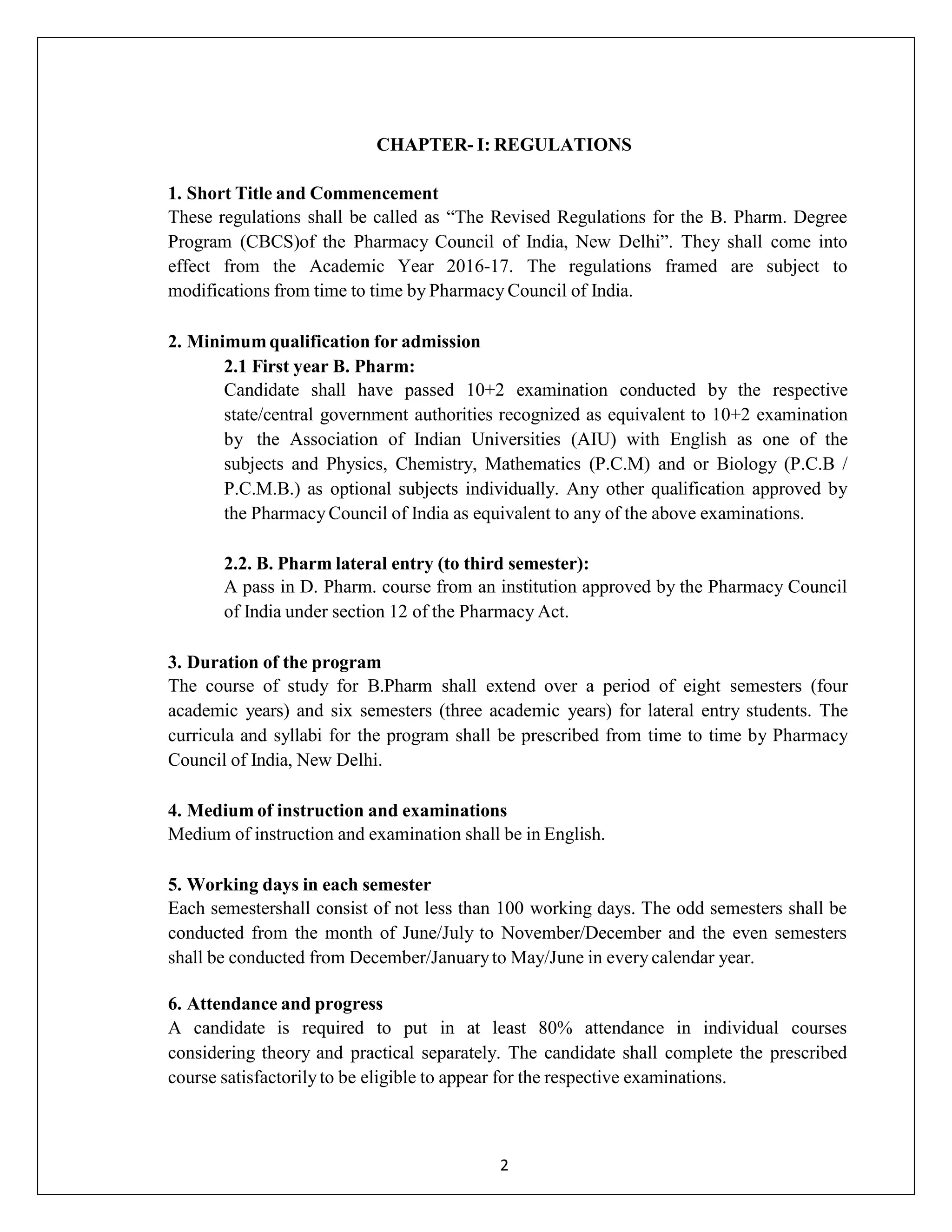 Syllabus_B_Pharm for b pharm student studing under Rajiv Gandhi ...