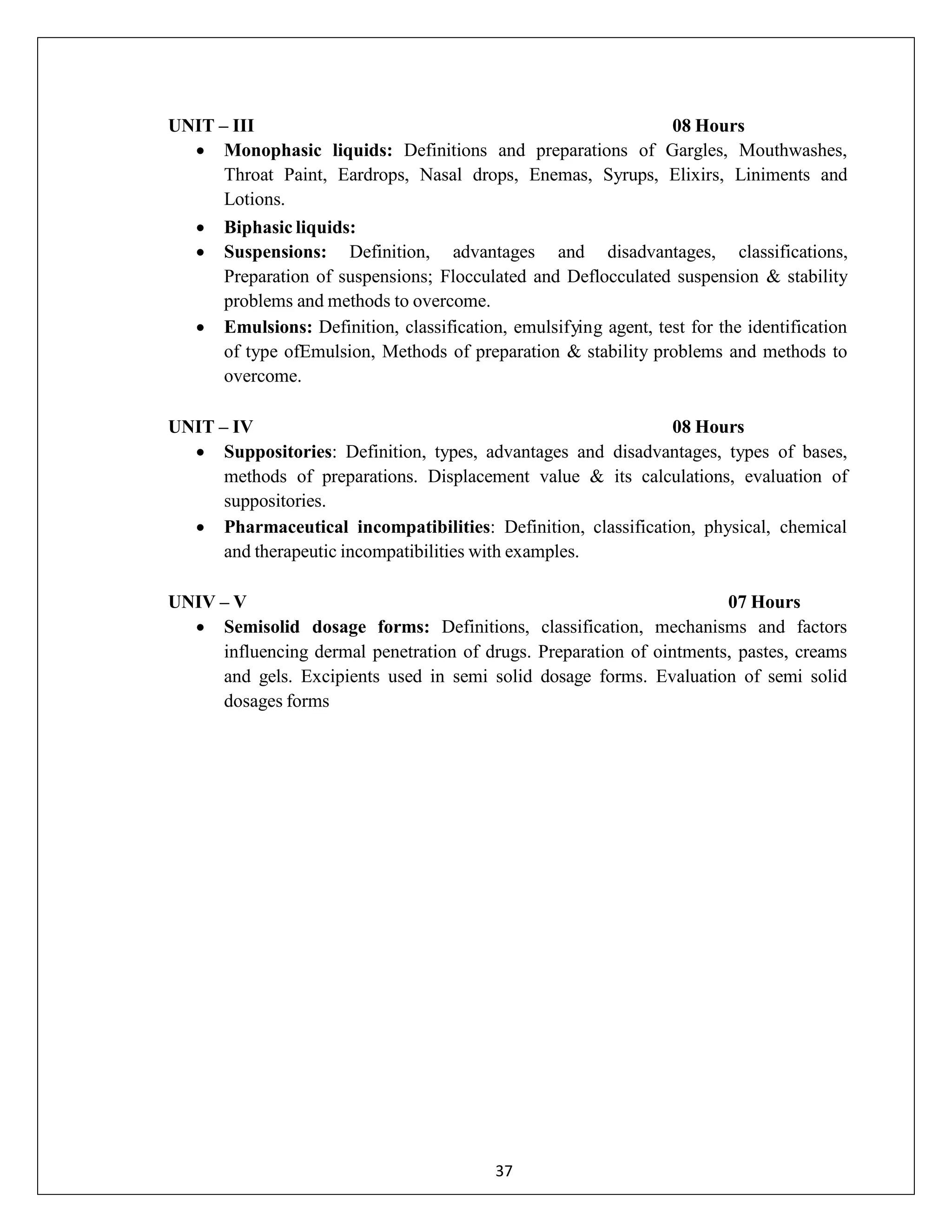 Syllabus_B_Pharm for b pharm student studing under Rajiv Gandhi ...