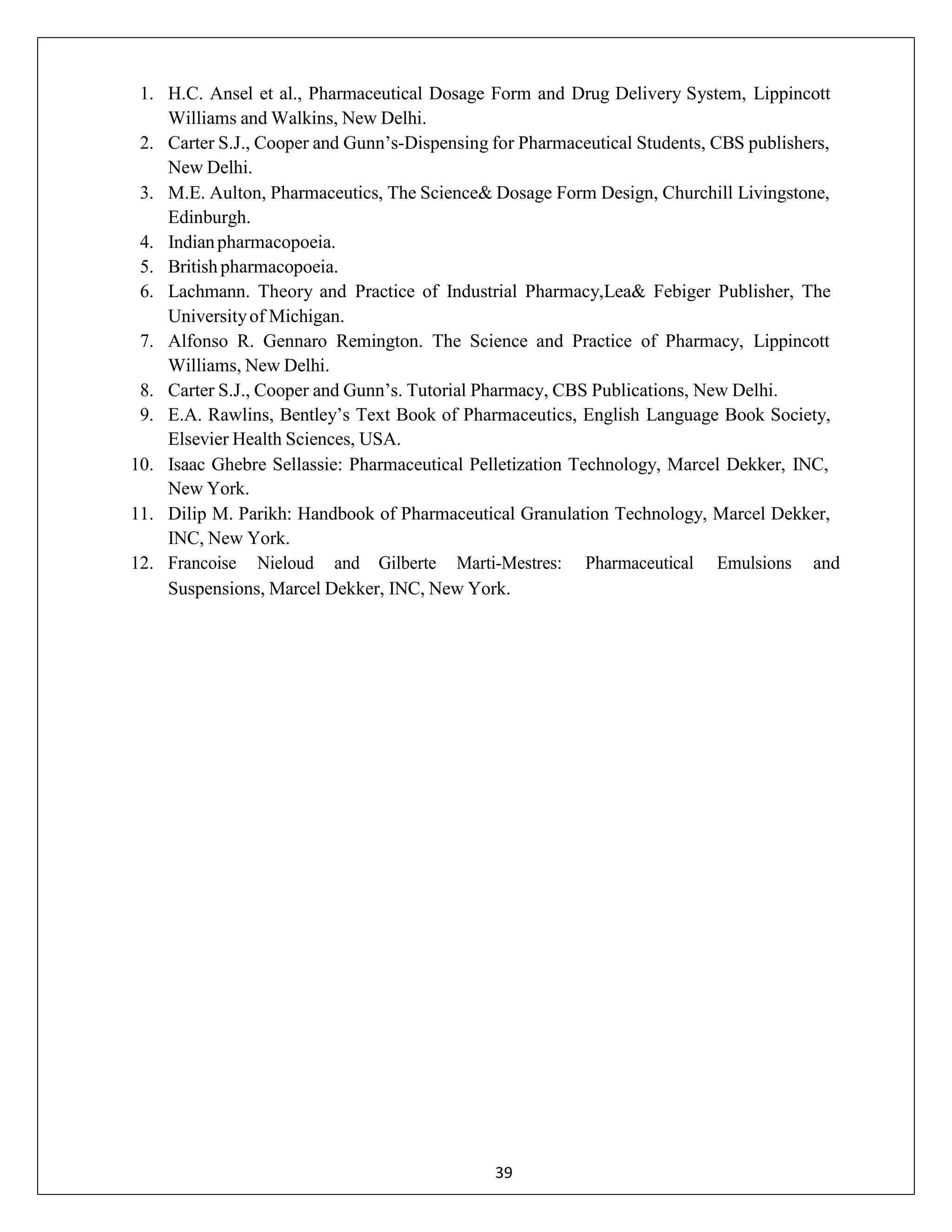 Syllabus_B_Pharm for b pharm student studing under Rajiv Gandhi ...