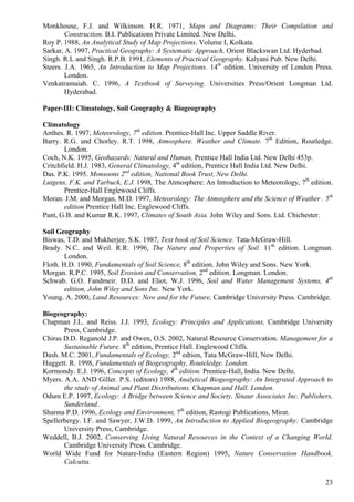 Syllabus ba/bsc geography of Burdwan University | PDF