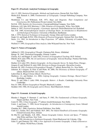 Syllabus ba/bsc geography of Burdwan University | PDF