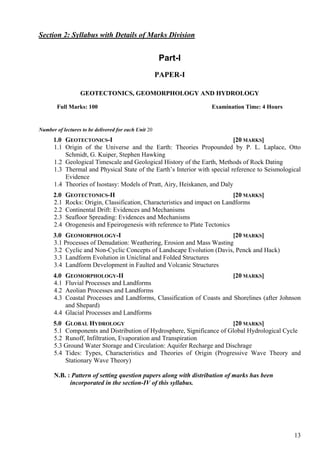 Syllabus ba/bsc geography of Burdwan University | PDF